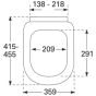 Villeroy & Boch WC-seat and cover Subway 9M55S101 White Soft Closing ...