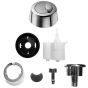 Grohe 42357PI0 Eau2 Old Style Dual Flush Pneumatic Chrome Toilet Push ...