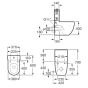 Roca Meridian-N compact standard seat A8012AB004