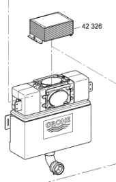 Grohe Inspection Flushing Toilet Cisterns 42326000 concealed fittings ...