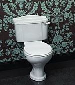The Shires Abbey Close-Coupled Toilet features a classic design that ...