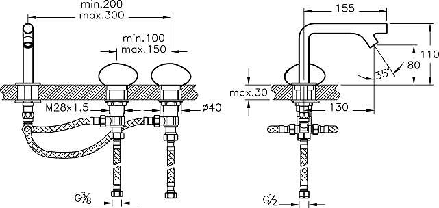 Vitra Toilet spares A41807