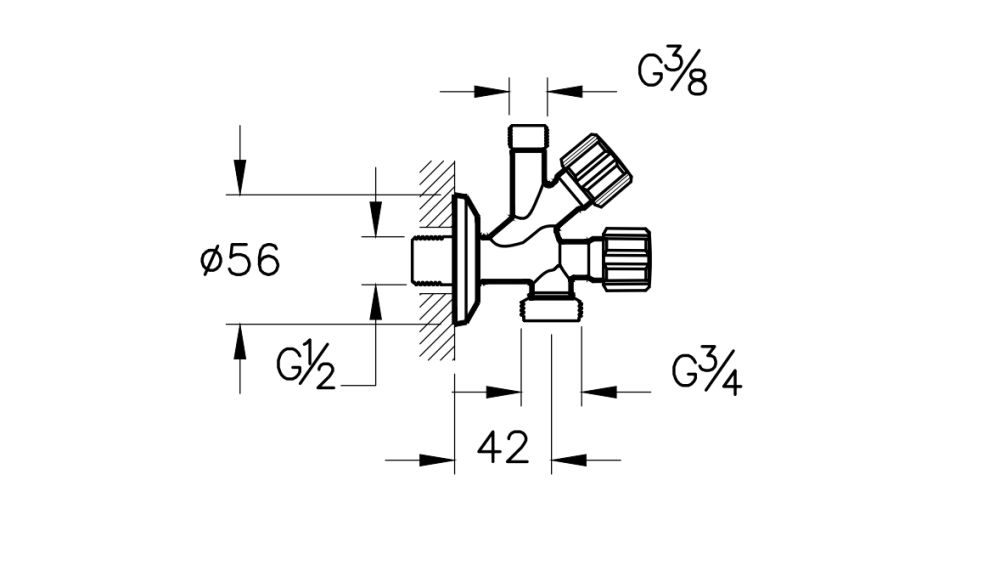 Artema Tap (Double Outlet) A45245