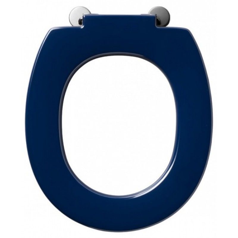 Contour 21 standard toilet seat with retaining buffers - no cover - top ...
