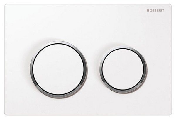 Geberit actuator plate Omega 20, for 2-flush for flushing Geberit Omega ...