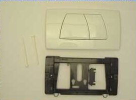 Geberit cover plate Geberit TwinLine white pusher plate actuating plate ...