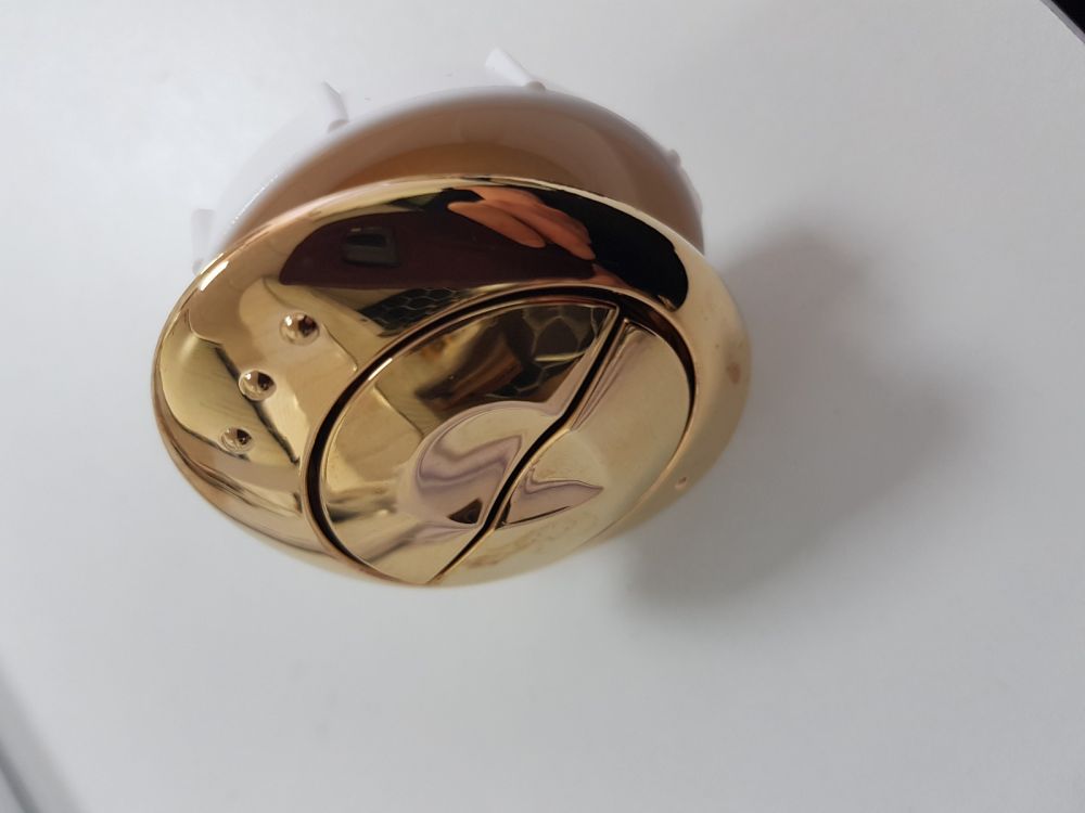 MULTIKWIK MFVB1B DUAL FLUSH BUTTON Gold/Replacement Push Buttons