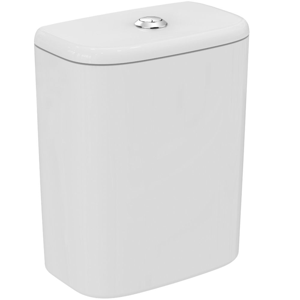 Ideal Standard Tesi Thin Button Operated Toilet Cistern T357001