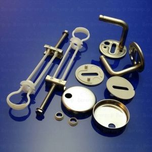 Pressalit UN4P999 2000-T 2 Objecta set fixed hinges chrome Top Fixing ...