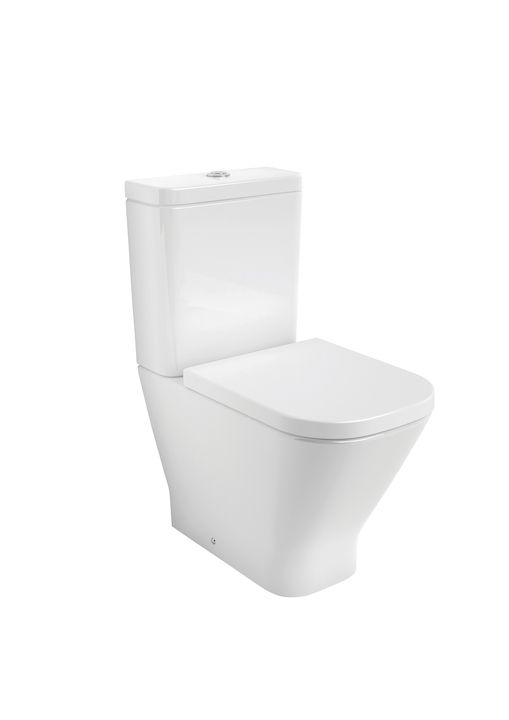 Roca Gap Compact back to wall Rimless close-coupled WC with dual outlet ...