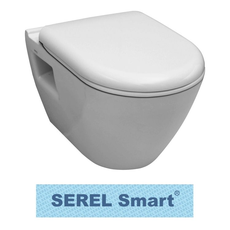 Replacement Serel SM10 Soft Close Toilet Seat and Cover with all the ...