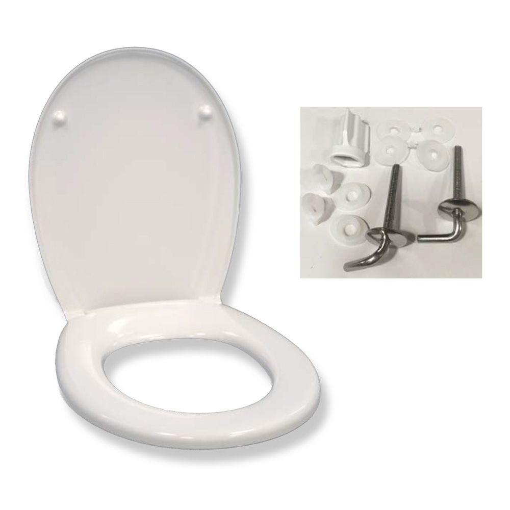 Lecico Atlas Standard Close Toilet Seat and cover with fittings STWHASLUX