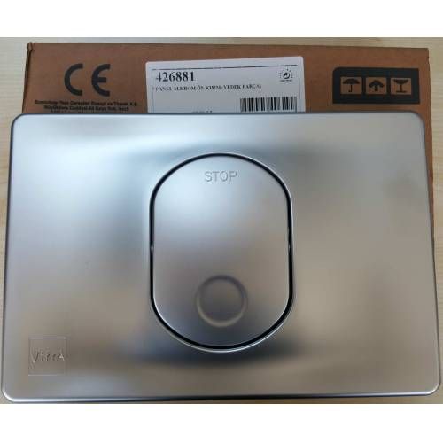 Vitra Control Panel / Concealed cistern Flush Plate Polished Chrome 701 ...