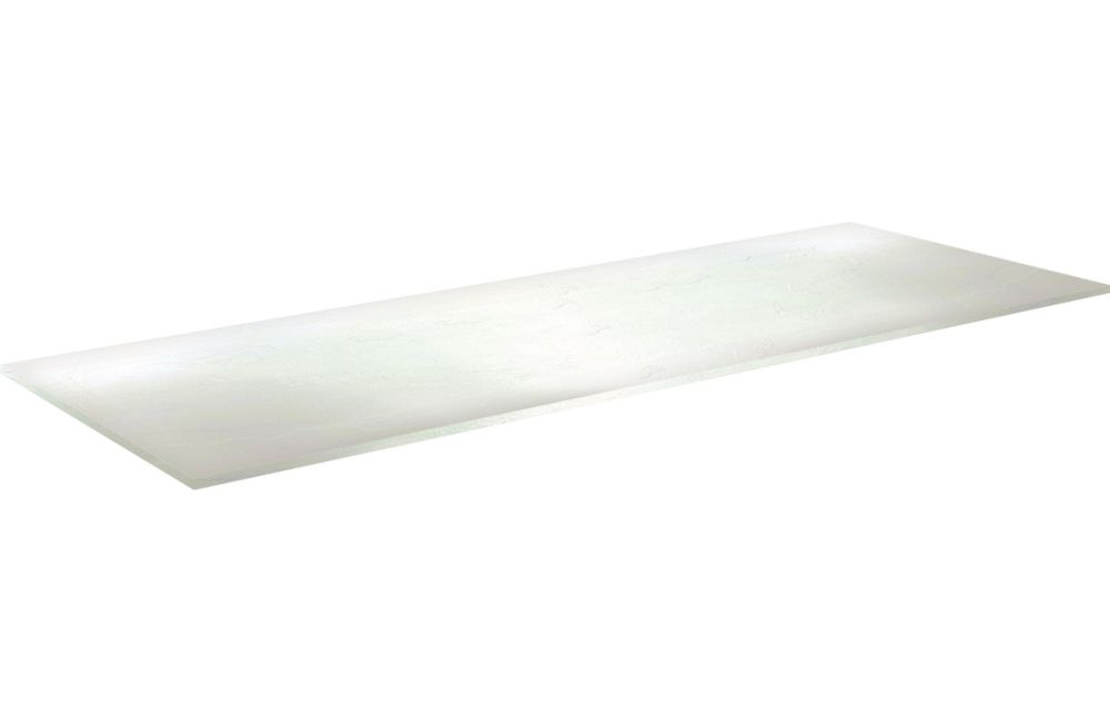 High Pressure Laminate Worktop (1210x460x10) - White Slate